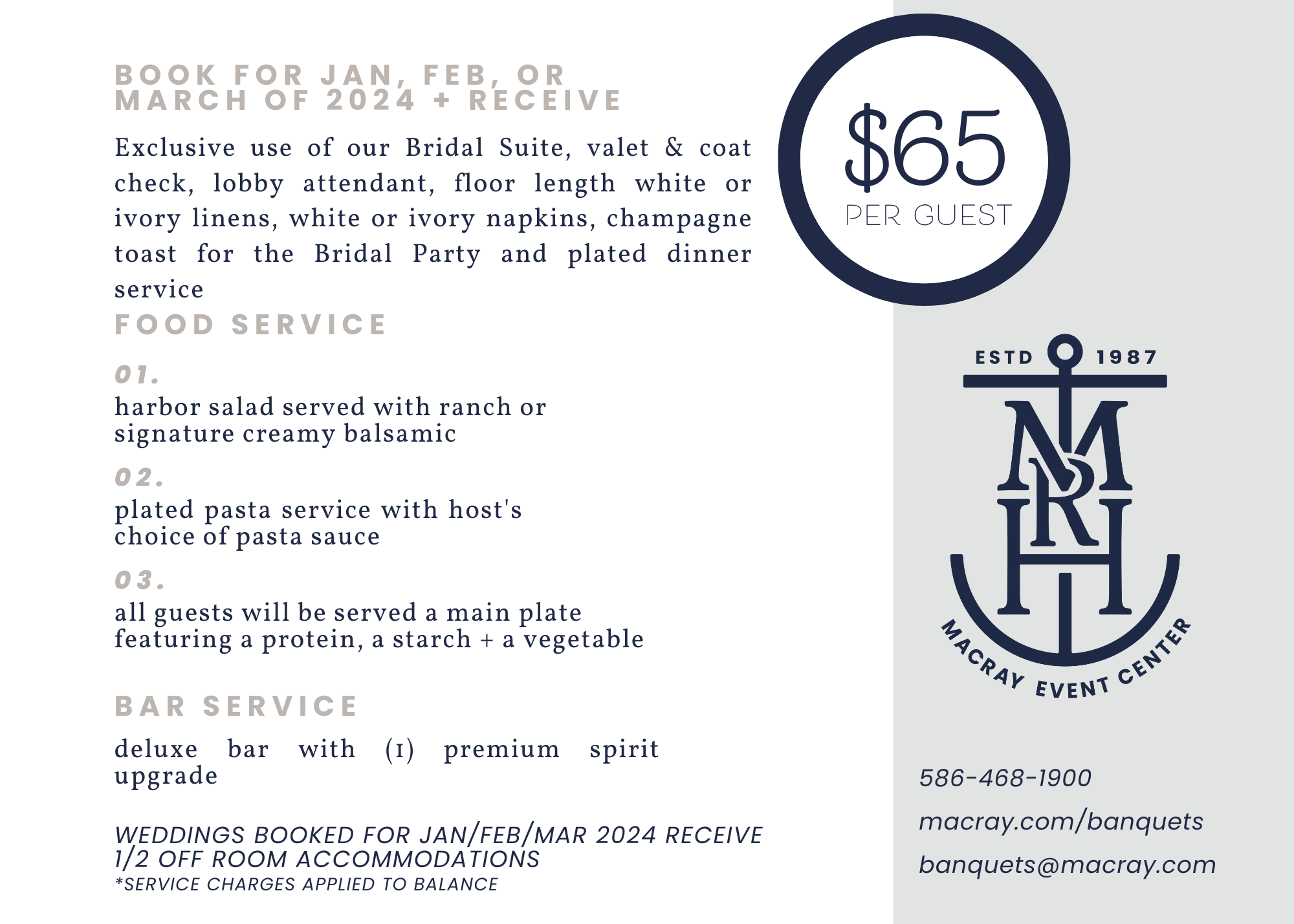 Weddings – Macray Harbor