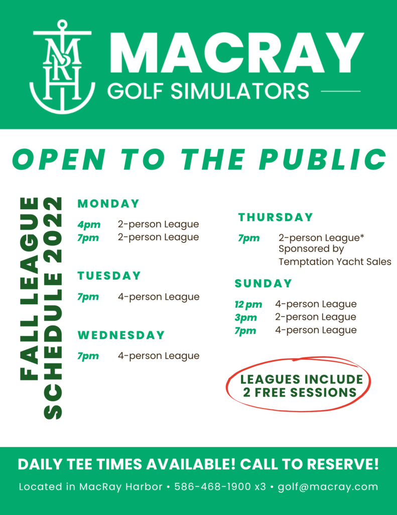 Golf Dome Simulator – Macray Harbor